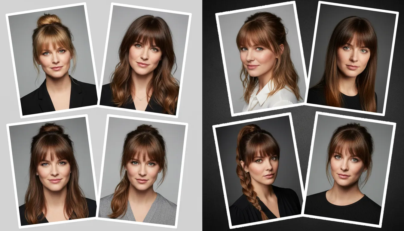 5 Best Half-Up Half-Down Medium Hair With Bangs